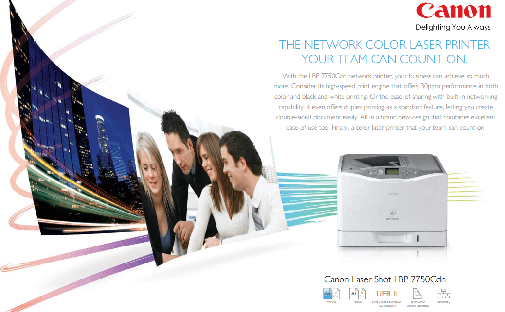 Máy In Canon LASER SHOT Lbp7750cdn In Màu Chất Lượng Cao - THIẾT BỊ MÁY VĂN PHÒNG